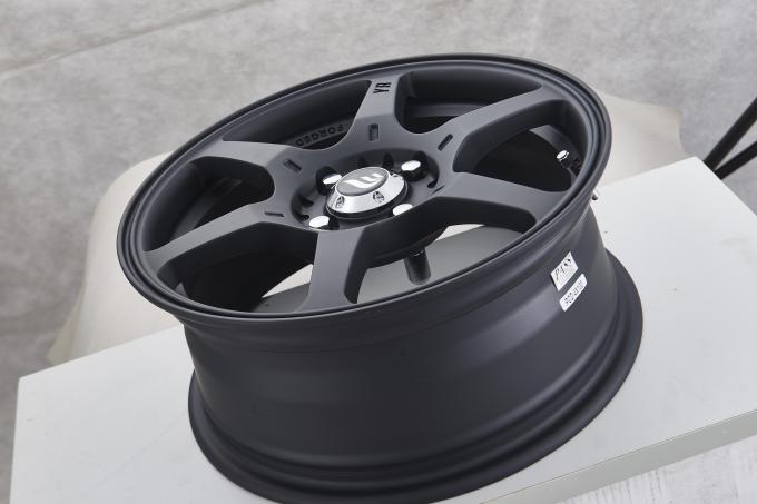 16x7J Flow Form Wheels Matte Black Painted Rims Light Weight for Honda Fit