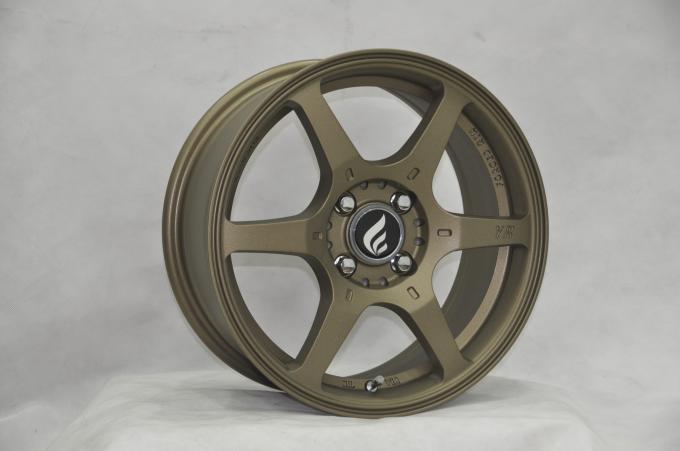 16x7J Flow Form Wheels Matte Black Painted Rims Light Weight for Honda Fit