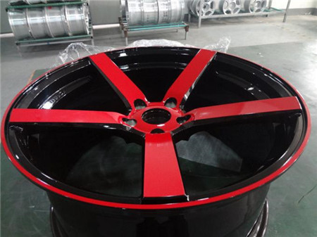 AUDI A3 Custom Forged black red Wheel flat rim 20 inch Wheels Billet Wheels