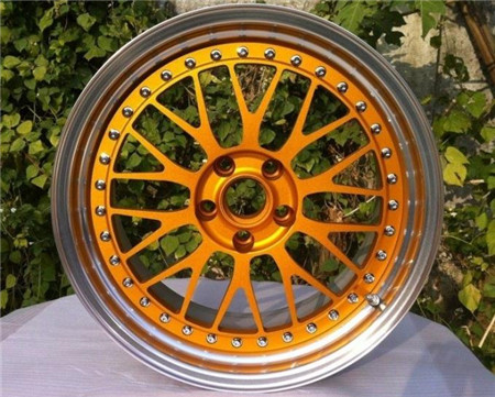 Cheap Replica BBS LM 3 piece wheels 18 inch step lip Porsche forged barrel