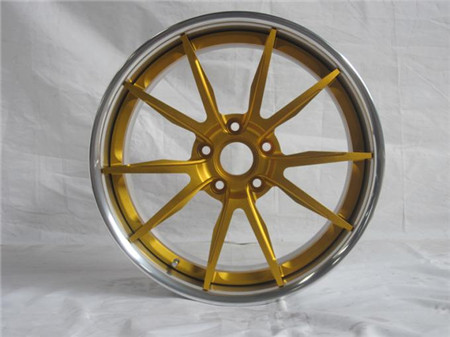 Cheap 3 piece forged wheels for benz Anodized Gold wheels The design ...