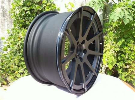 Cheap Toyota 18 inch 3 piece forged wheels flat lip grey center disk ...