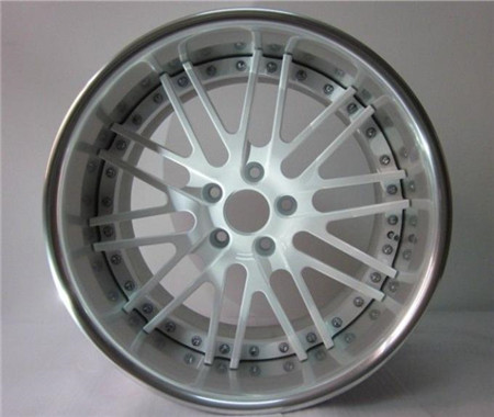 Cheap Porsche 3 piece forged wheels 18 inch deep dish rim white Deep ...