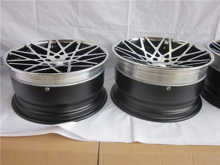 Custom Cheap Deep concave wheels 3 piece wheels BMW 22 inch BLACK ...