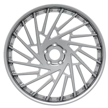 BENZ CLASS AMG Cheap Deep Dish Forged 2 Piece Wheels Silver Rims