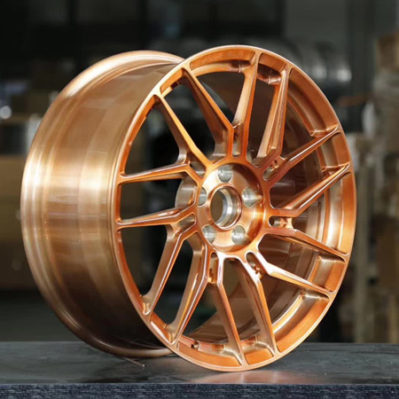 Rose gold Forged Monoblock Rims cheap Custom Benz BMW Audi Wheel alloy