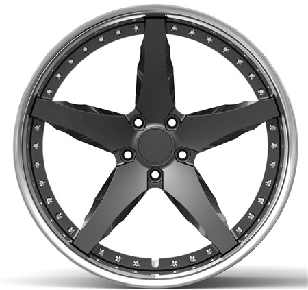 Design of the golden pentacle Camaro 21x12 2 Piece Forged Wheels
