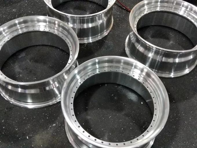 2-Piece Rim Step Lip Front Mount Barrel Aluminum 6061 18"-22" Ring ...