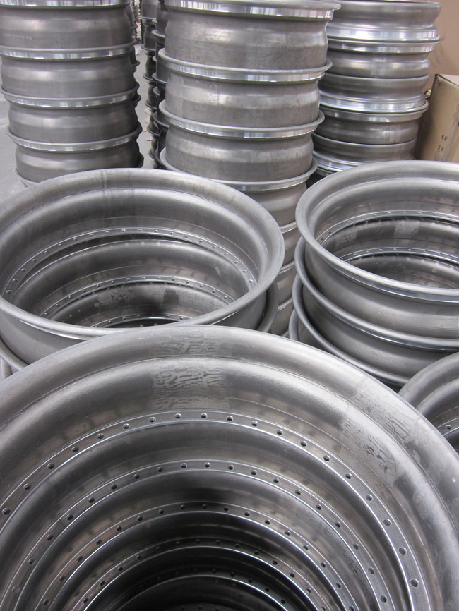 3-Piece Inner Rims Soft Lip Reverse Mount Raw Barrel Aluminum alloy 6061