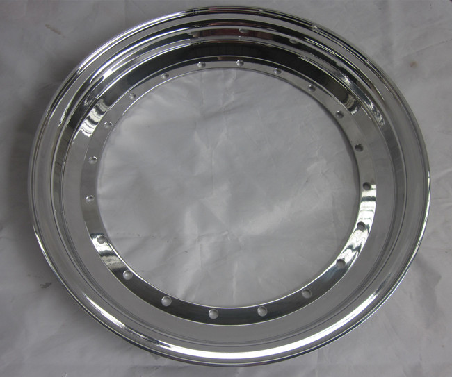 3-Piece Outer Rims Standard Lip Step Lip Polish Barrel Aluminum Alloy 6061