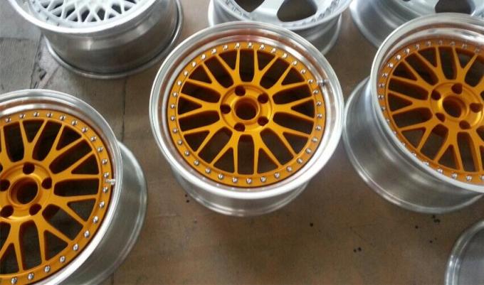 Cheap Replica BBS LM 3 piece wheels 18 inch step lip Porsche forged barrel