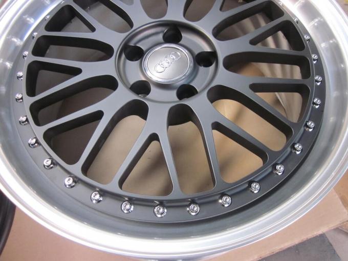 Cheap Replica BBS LM 3 piece wheels 18 inch step lip Porsche forged barrel
