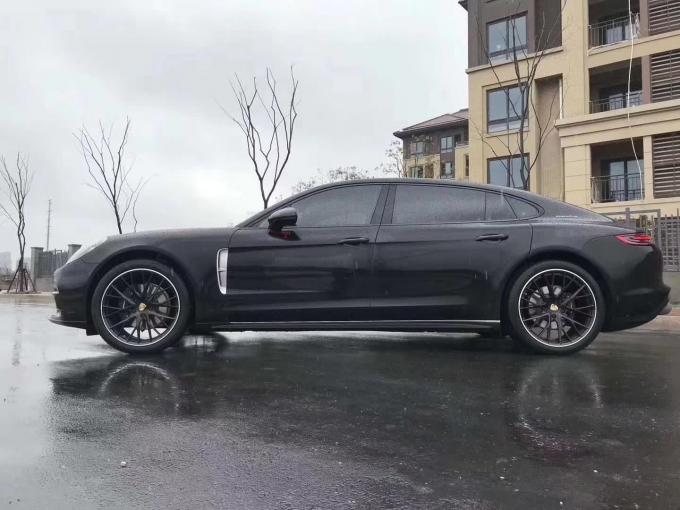 21-inch Panamera Sport design OEM Wheel Jet Black Metallic Machined Lip