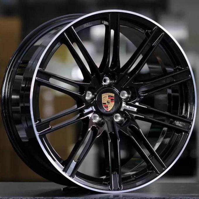 21-Inch Porsche Cayenne 957 958 Sport Edition OEM Wheel High Gloss Black