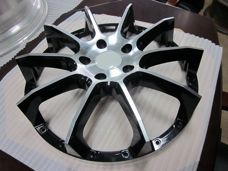 5*120 forged 3 piece Center disk 20 inch black 2 piece central disc ...
