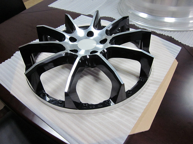 5*120 forged 3 piece Center disk 20 inch black 2 piece central disc ...
