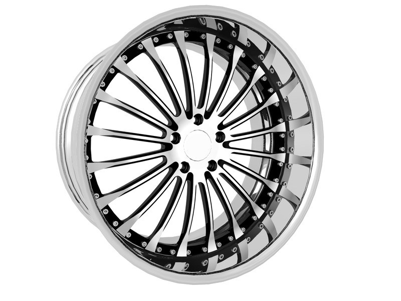 BFL03/3 piece wheels /flat lip/forged wheels/rear mount rims/Aluminum 6061
